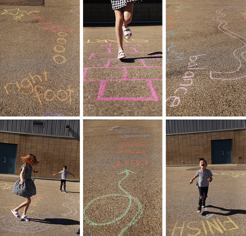 make your own magic: sidewalk chalk obstacle course - edmonton ...